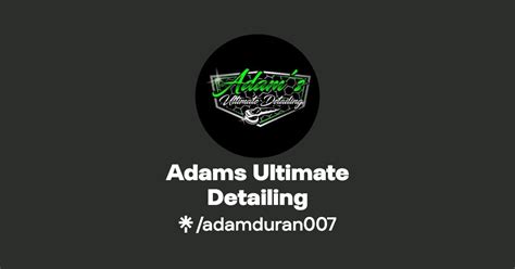 Adams Ultimate Detailing Instagram Linktree