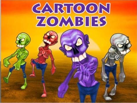 3D Model Cartoon Zombies VR AR Low Poly CGTrader
