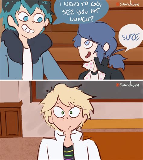 Luka Couffaine Chat Noir Adrien Agreste Miraculous Ladybug