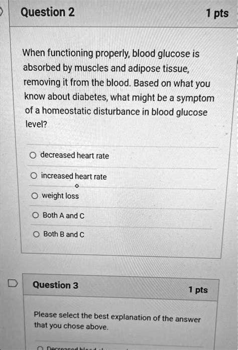 SOLVED When Functioning Properly Blood Glucose Is Absorbed By Muscles