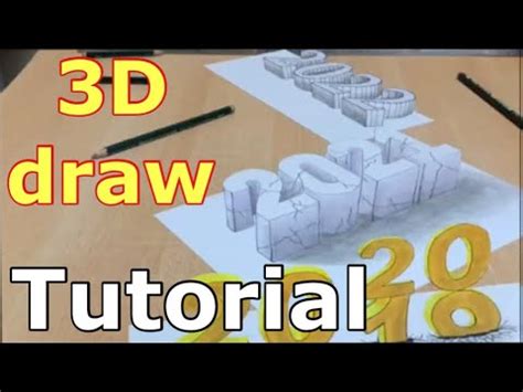 3D Zeichnen lernen für Anfänger kinderleicht 3D Drawing easy to