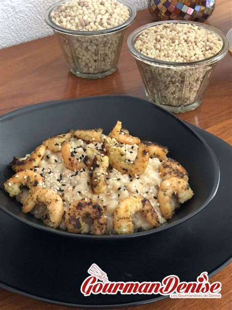 Fregola Sarda Aux Crevettes Comme Un Risotto