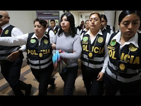 Autoridades deciden hoy a qué penal irá la expremier Betssy Chávez