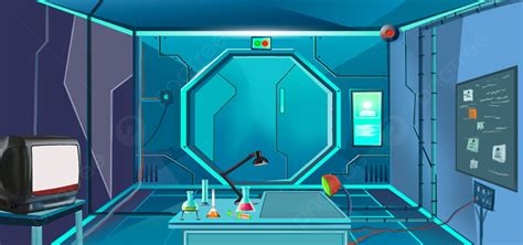 Hand Draw Laboratory Testing Environment Design Digital Art Science