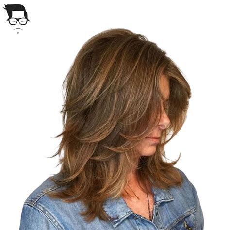 Corte médio repicado Cortes de cabelo feminino Cabelo repicado em