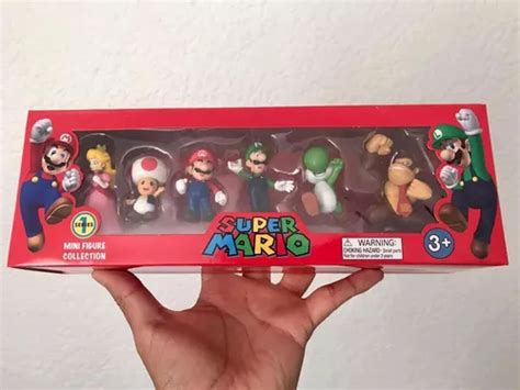 Figuras Mario Bros Personajes En Caja Colecci N Mercadolibre