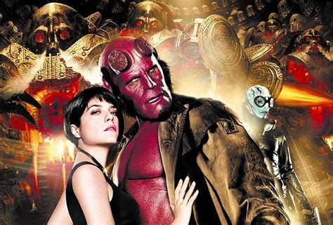 Hellboy II The Golden Army Selma Blair Robot Demons Liz Ron Perlman