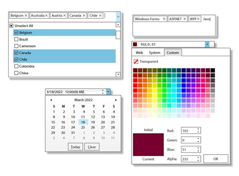 Winforms Data Editors And Input Controls Componentone