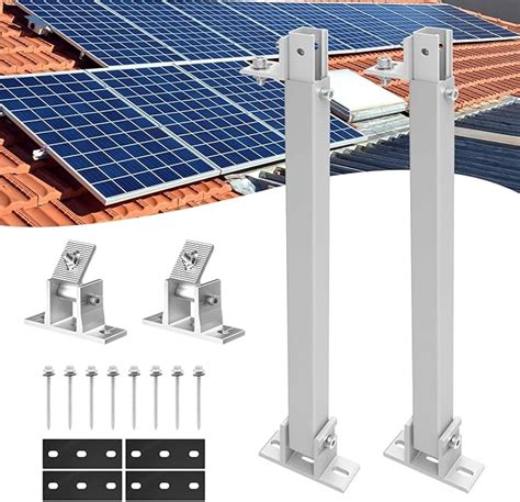 Solarmodul Halterung 2 Stück Halterung für Solarmodule Solarpanel alu