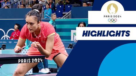 Watch Table Tennis Manika Batra Vs Anna Hursey Highlights Video