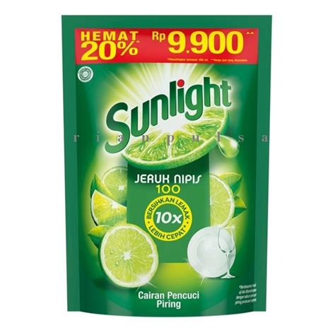Jual Sunlight Cair Mama Lime Lemon Clean Lemak Bau Sabun Cairan