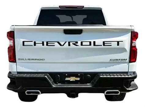 Letras 3d Tapa Trasera Chevrolet Silverado Cheyenne 19 22