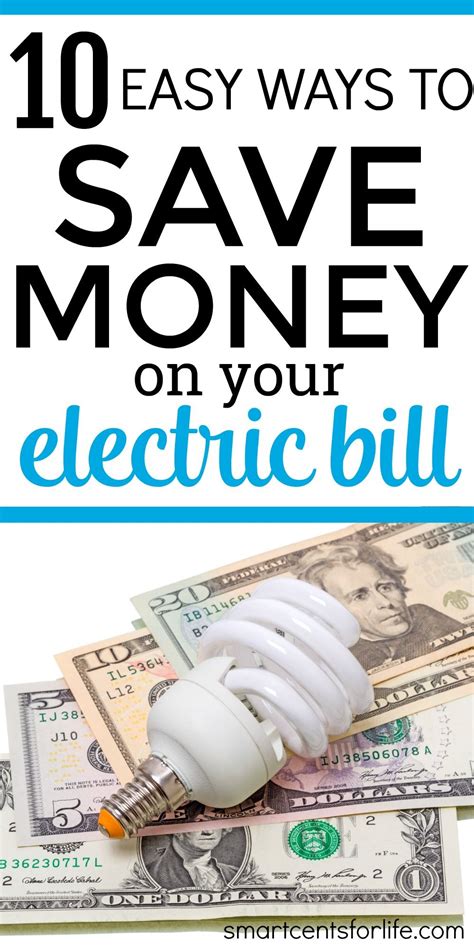 An Electric Light Bulb On Top Of Money With The Words Easy Ways To