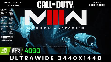Call Of Duty Modern Warfare 3 RTX 4090 Native DLAA DLSS 3 5