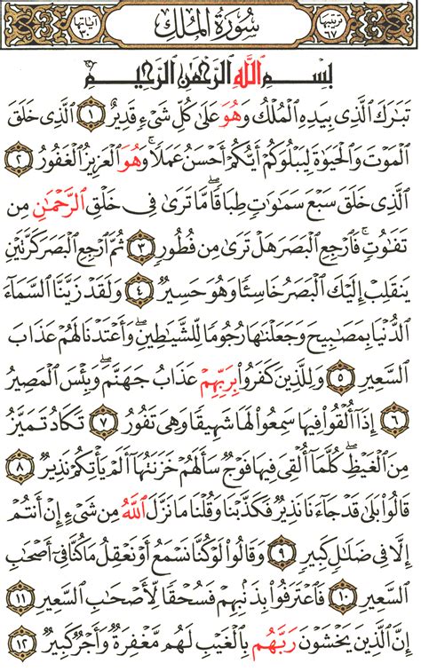 Surah Al Mulk Tabarak Hausa Translation Of The Meaning