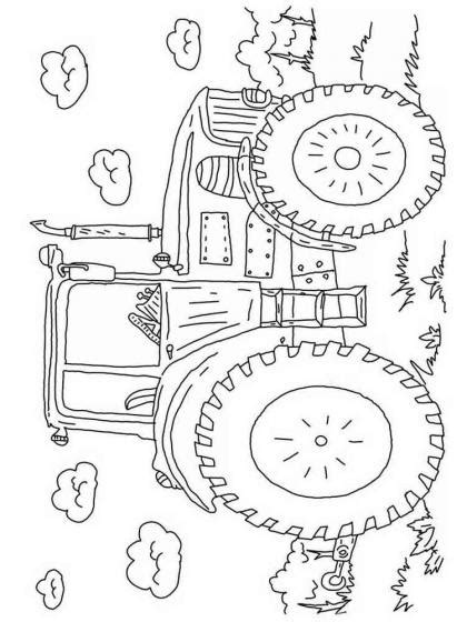 Ausmalbilder Traktor Malvorlagen Kostenlos Zum Ausdrucken