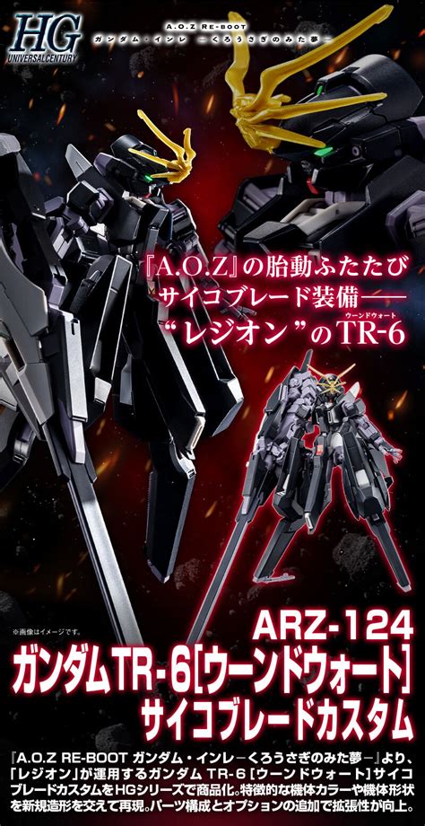 HG限定 1 144 GUNDAM TR 6 WONDWART PSYCHO BLADE CUSTOM A O Z RE BOOT版