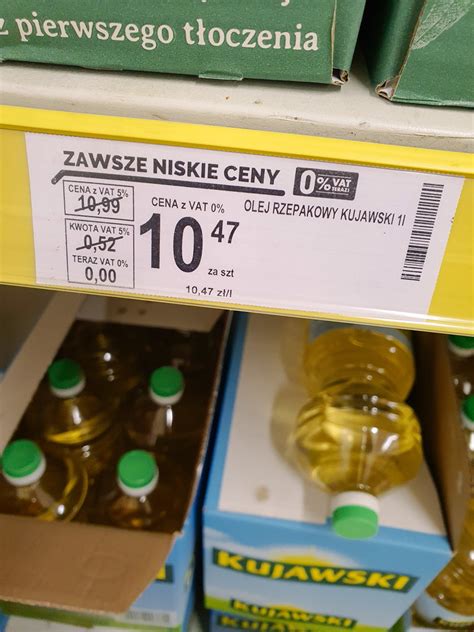 Obniżka VAT Nowe ceny w Biedronce Społem i w Lewiatanie Gdzie jest