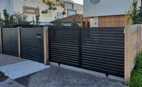 Aluminium Slat Gates In Se Melbourne 110