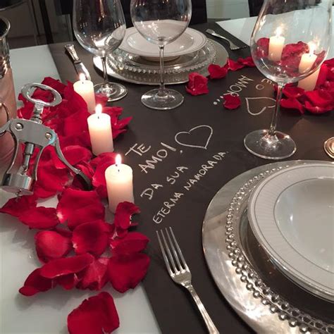 Jantar Romântico à Luz de Velas 30 Ideias Decoração Cardápio