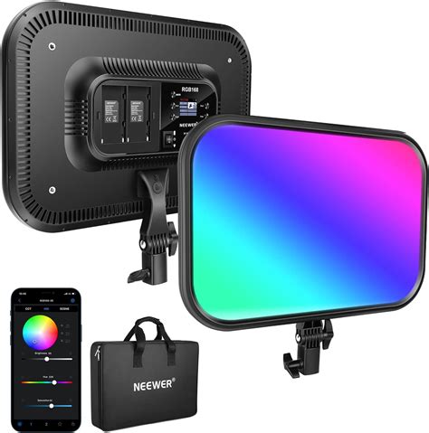 NEEWER RGB168 18 3 60W RGB LED Videoleuchte Panel Mit APP Steuerung