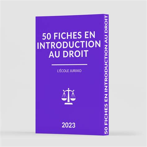 Fiches Introduction Au Droit