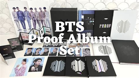 BTS PROOF Album Set Unboxing Weverse POB ASMR 4K YouTube