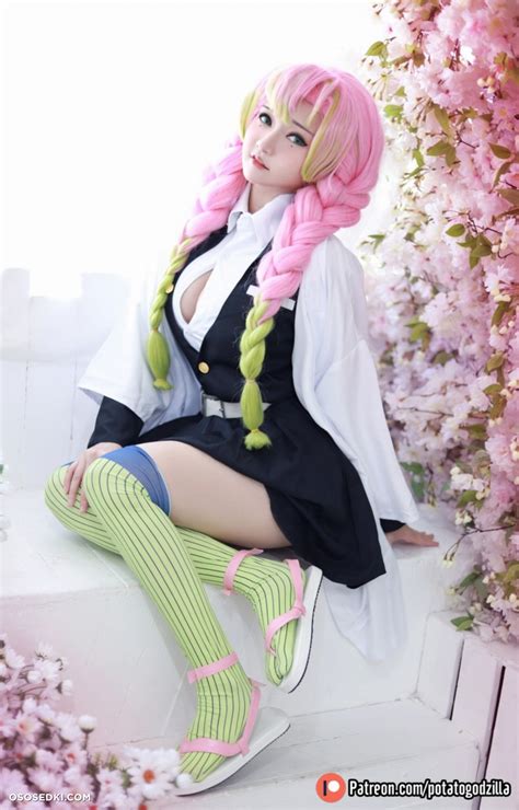 Model Potato Godzilla Potatogodzilla In Cosplay Mitsuri Kanroji From