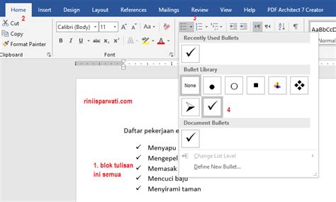 Cara Membuat Centang Pada Microsoft Word IFaWorldCup