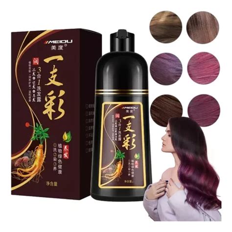 Shampoo Tinte Instantaneo Cubre Canas Natural Jengibre 500ml MercadoLibre