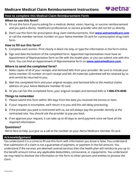 Fill Free Fillable Aetna Health Insurance PDF Forms ClaimForms Net