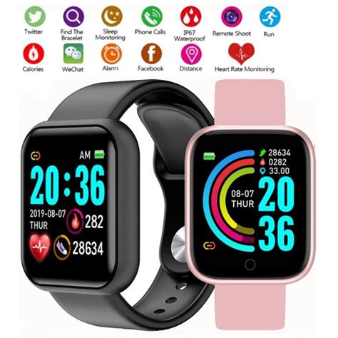 Promotion D20 Smartwatch Y68 À Prova Dágua USB Esportivo Smart Watch