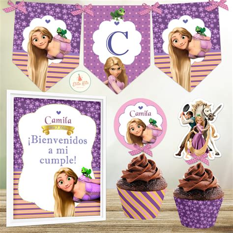 Kit Imprimible Rapunzel Enredados