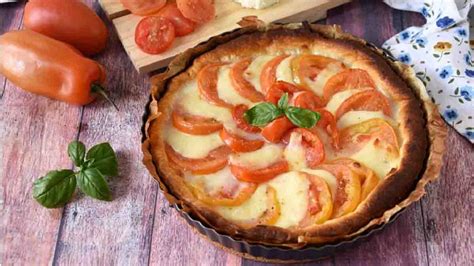 Tarte aux tomates et à la mozzarella un plat simple et succulent