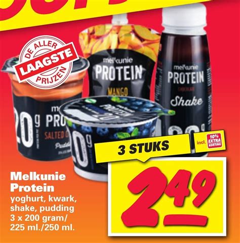 Melkunie Protein X Gram Aanbieding Bij Nettorama