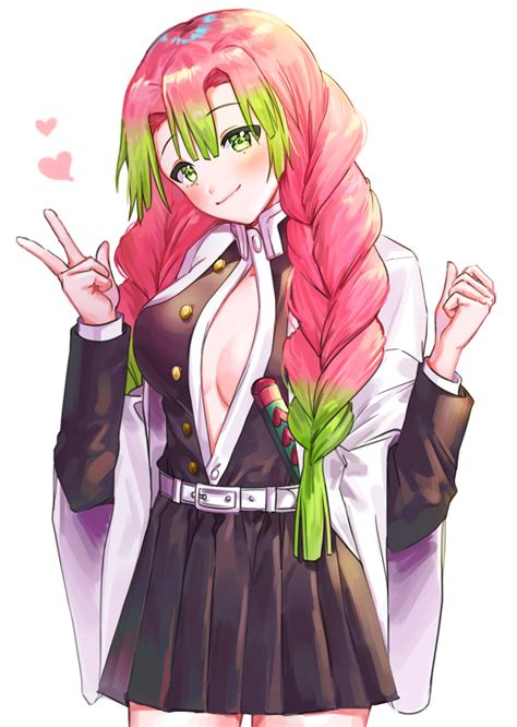 Kanroji Mitsuri Kimetsu No Yaiba Image By Pixiv Id