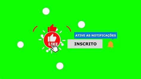Green Screen Inscreva se Botão Inscreva se Chroma Key Like