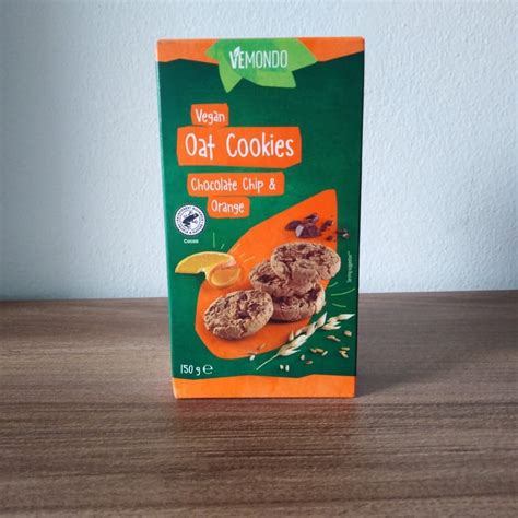 Vemondo Vegan Oat Cookies Chocolate Chip Orange Review Abillion