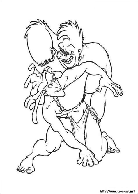 Dibujos Para Colorear De Tarz N