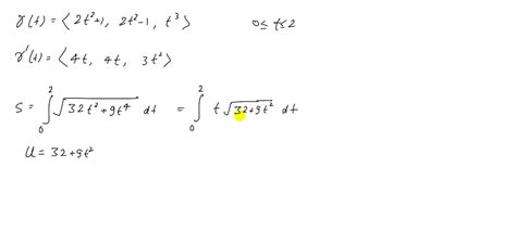 solved compute the length of the curve traced by 𝐫 t over the given interval 𝐫 t 2 t 2 1 2 t