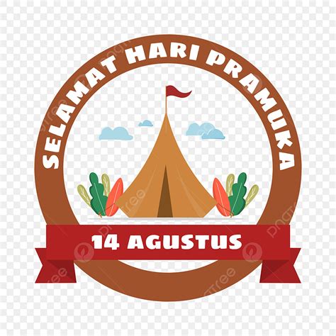 Selamat Hari Pramuka Con Ilustración De Campamento PNG Hari Pramuka