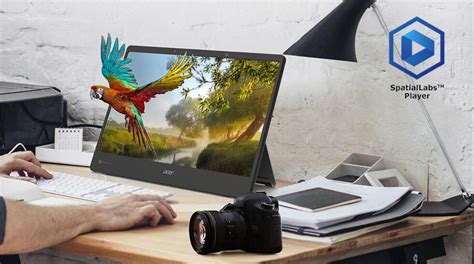 裸眼3D立体視対応 Acer SpatialLabs View Pro 15 6インチ 4K IPS ASV15 1BP Acer 公式