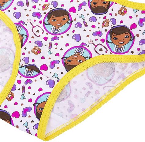 Disney Junior Doc Mcstuffins Pack Girls Panties Underwear Cotton