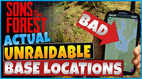 Best Raid Proof Base Locations Sons Of The Forest Youtube