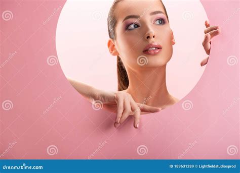 Of Beautiful Naked Woman With Shiny Stock Image Image Of Adult Shiny