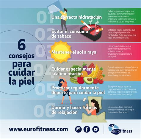 Consejos Para Cuidar La Piel Tips Antienvejecimiento Eurofitness