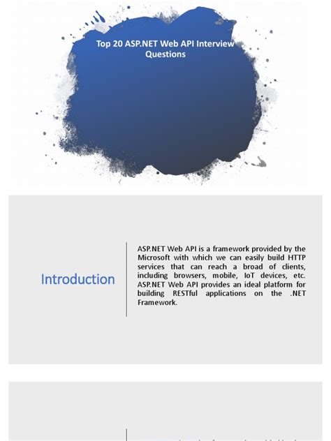 Top 20 Asp Net Web Api Interview Questions Download Free Pdf Representational State