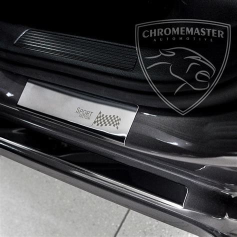 Nakładki progowe Chrome grawer Mitsubishi ASX Chromemaster