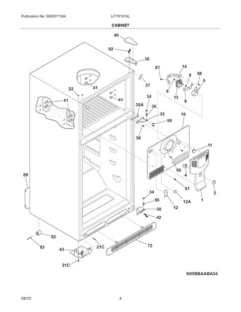 Frigidaire Gallery Refrigerator Parts Diagram