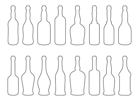Glass Bottle Vector Design Illustration Isolated On White Background
